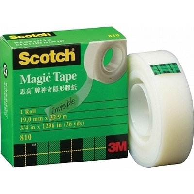 Scotch 思高牌神奇隱形膠紙 (Cat. 810) – 志成文具有限公司 CHI SHING STATIONERY CO., LTD.