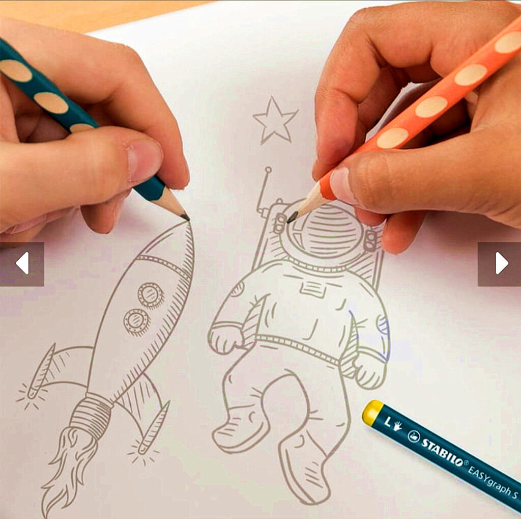 Stabilo Easy Graph Pencils (HB) 德國鵝仔牌 洞洞筆 人體工學幼兒學習鉛筆 (1支) – 綠色 – 志成文具 ...