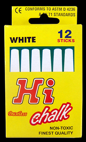 Hi Chalk White 白色粉筆 (12支) – 志成文具有限公司 CHI SHING STATIONERY CO., LTD.