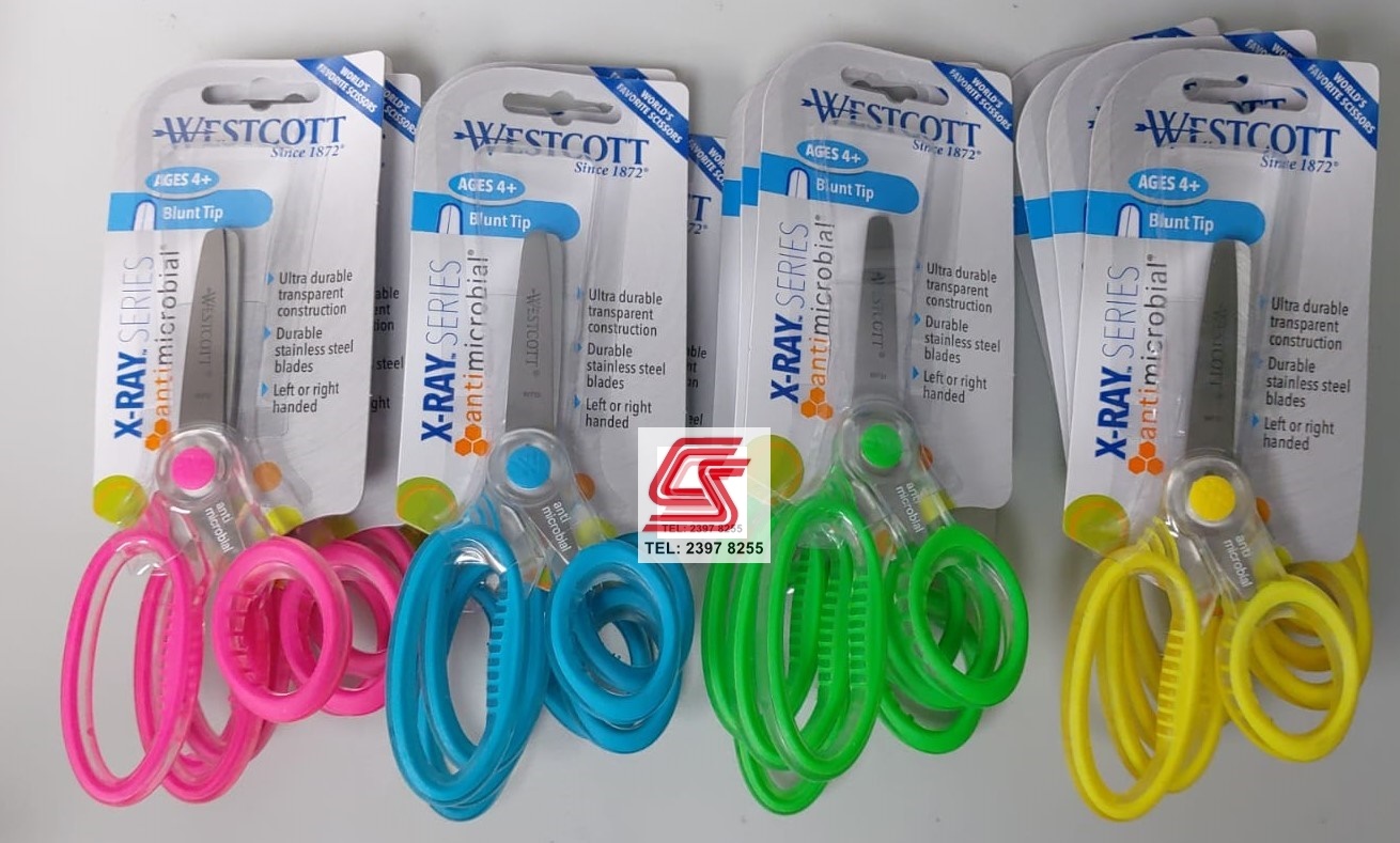 美國 WESTCOTT SCISSORS X-Ray Series Anti Microbial 5″ X-RAY 抗菌左右手剪#14596 ...