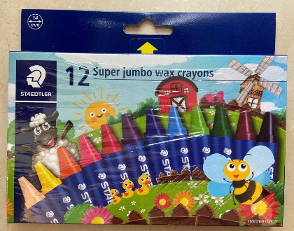 STAEDTLER 施德樓 2260 NC12 Super jumbo wax crayons 蠟筆 (12色) – 志成文具有限公司 CHI ...