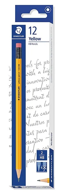 Staedtler Yellow Art Nr. 134-HB Pencils 鉛筆– 12支裝 – 志成文具有限公司 CHI SHING ...
