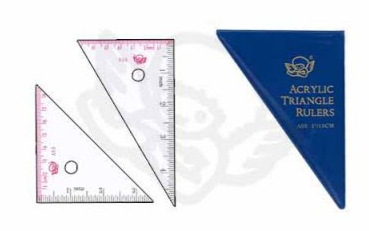 ACRYLIC TRIANGLE RULERS AS6 6″ / 15cm 三角尺 – 志成文具有限公司 CHI SHING ...