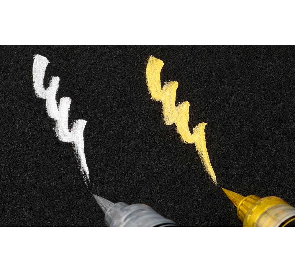 Pentel No. XGFH-Z 銀色 / XGFH-X 金色 漆油科學毛筆 – 志成文具有限公司 CHI SHING STATIONERY ...